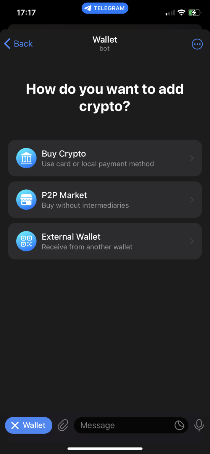 How to use Telegram Wallet - Blog Binomo